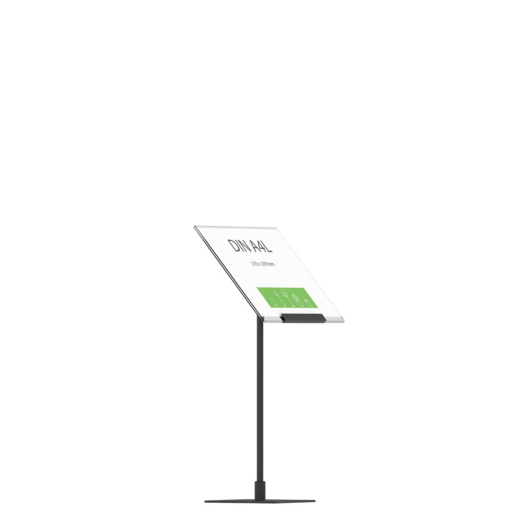 Counter Sign Stand Instand Midi, Angled Ctr. - FEPRO