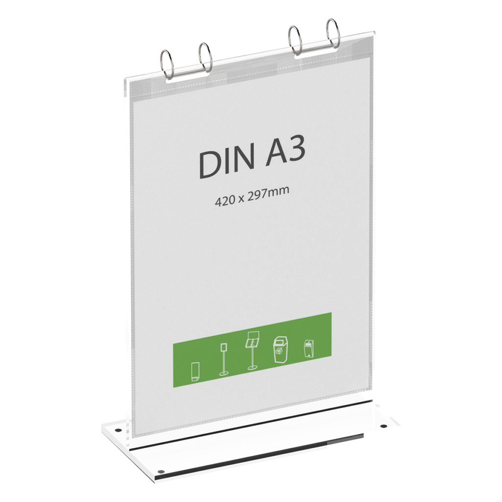 Table Sign Holder Flip - FEPRO